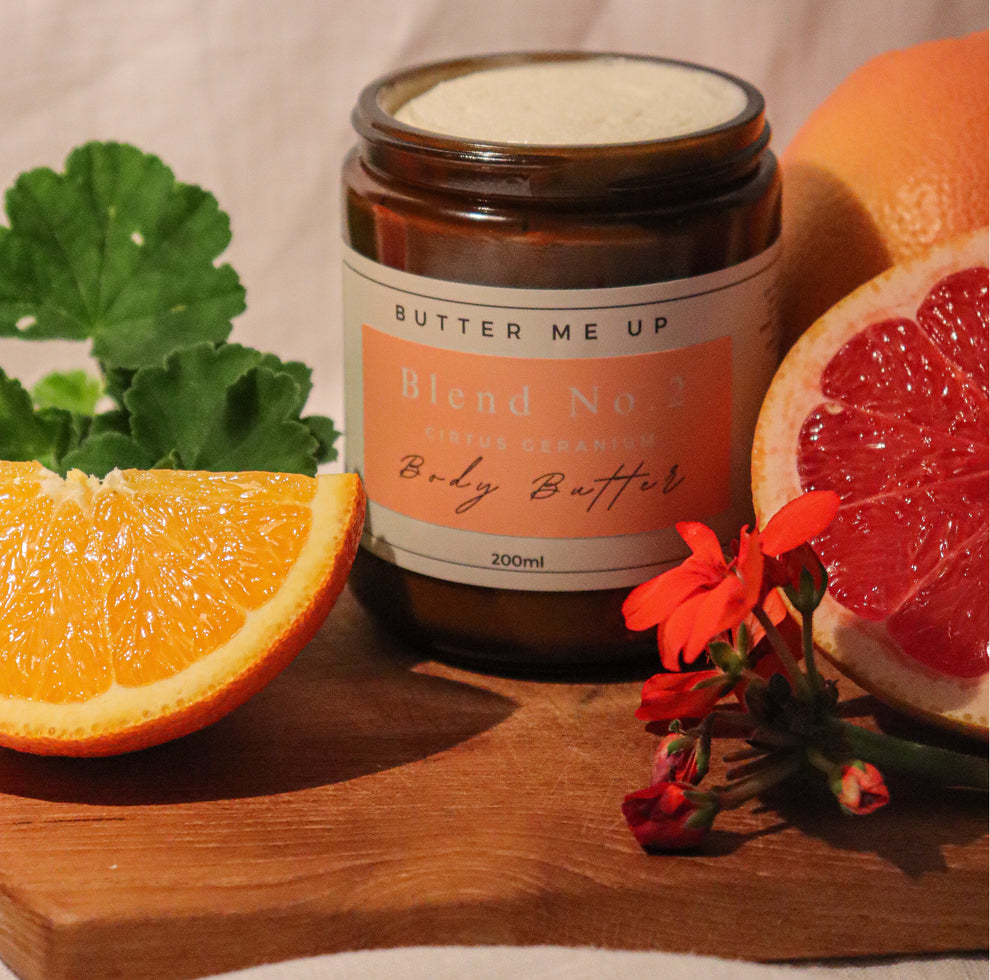 Blend No. 2 Citrus Geranium Body Butter – Butter Me Up Organic Body Butter